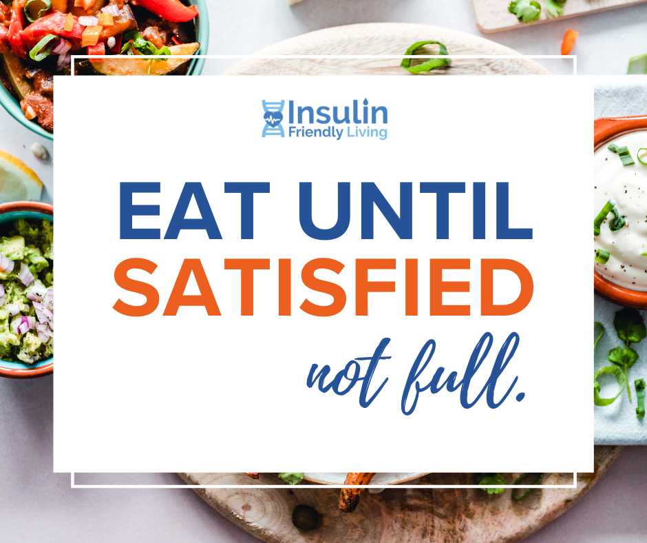 Eat until satisfied [Not Full] - Dr. Don Clum